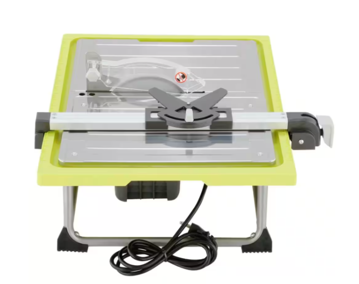 Ryobi Tile Saw Wet 7 in Blade with Stand Diamond Bevel Cut Rip Miter ...