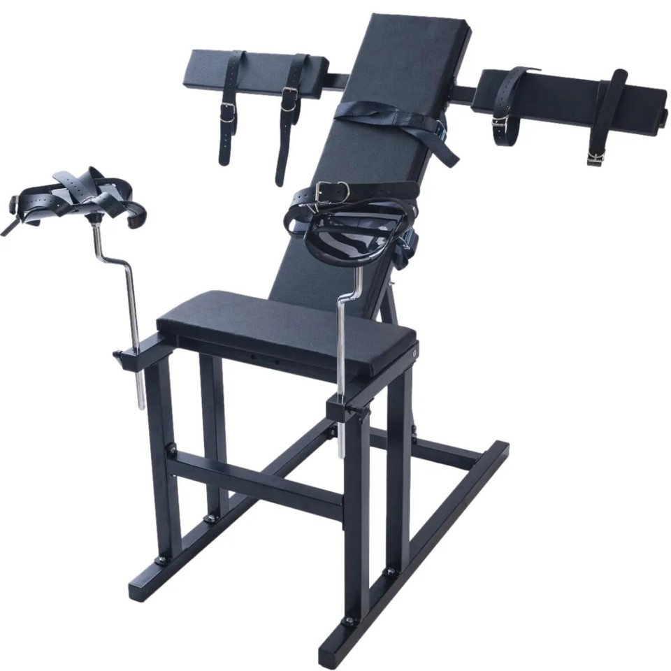 New Handcuff Bondage Restraint Furniture Chair Adjustable Gynecology ...