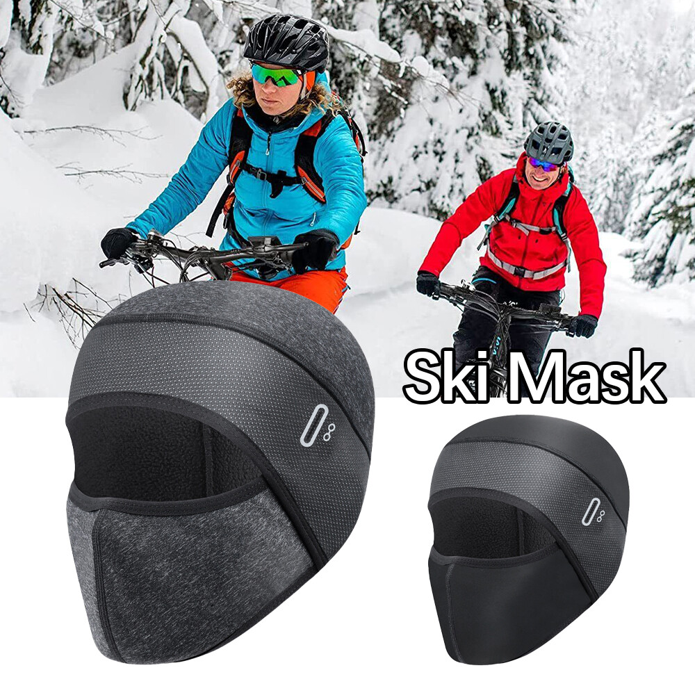 Ice Silk Face Protection Cycling Hood, Cold Weather Balaclava Ski Mask ...