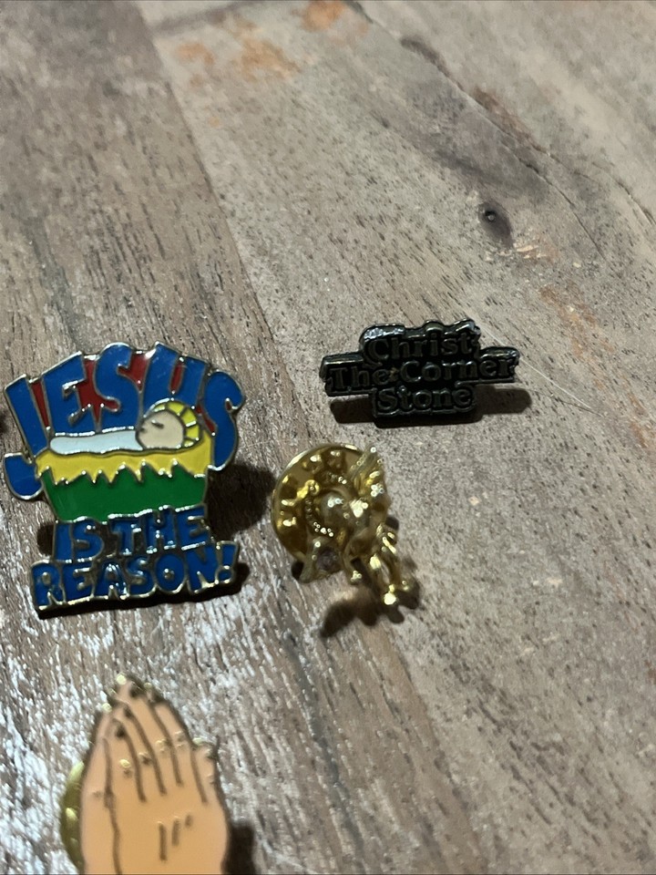 Vintage Christian Religious Lapel Pins Lot of 10 | eBay