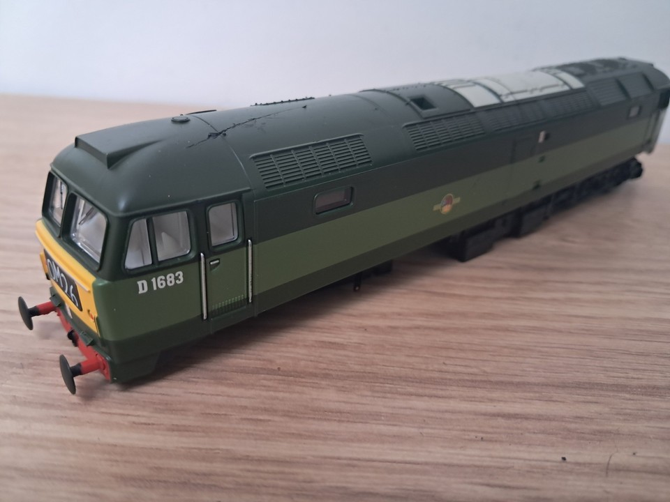 Hornby Class 47 BR Green D1683 Co-Co DCC Sound Fitted Spares Or Repairs ...