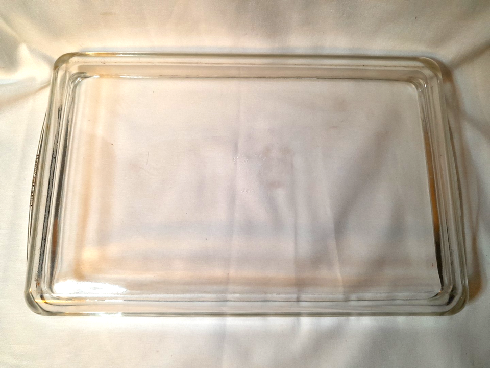 Vintage PYREX #233 Clear Glass 3qt Casserole Baking Dish 15x9 Wide ...