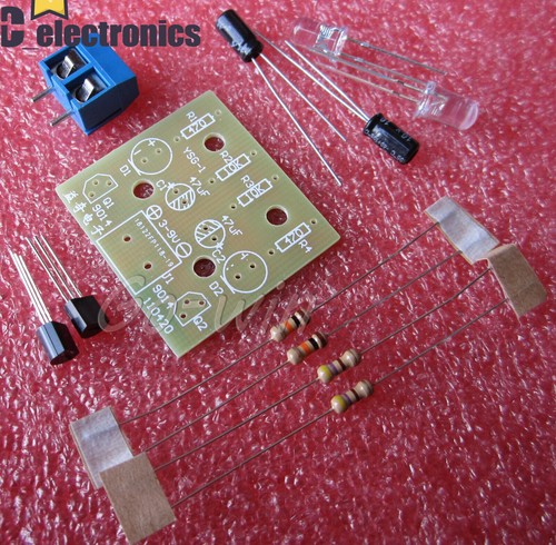 10PCS Simple Flash Circuit DIY Kits Electronic Suite Electronic ...