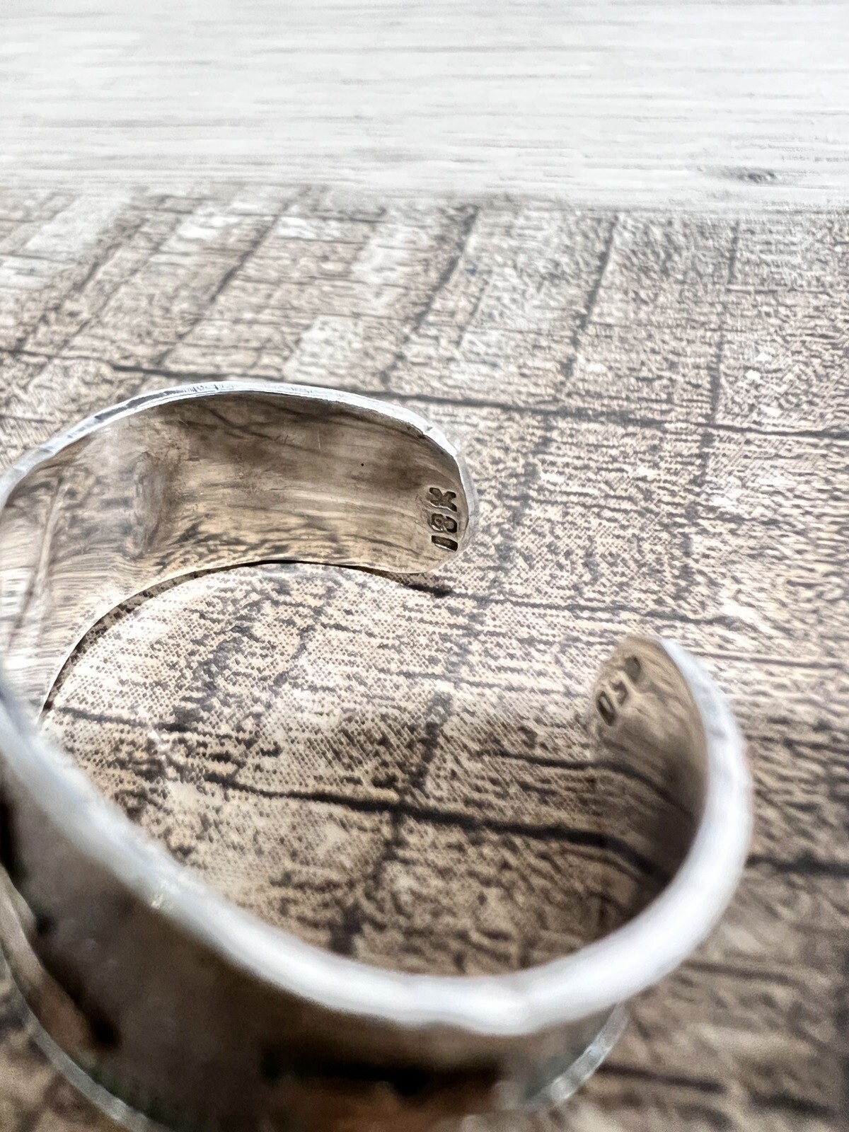 Vintage Fine Silver 950 18k Thunderbird Mexico Ring B… - Gem