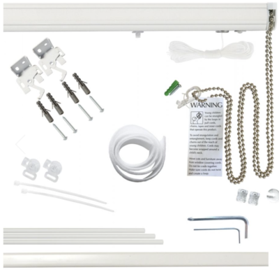 Complete Roman Blind Track Kit. Various sizes 60cm - 300cm available | eBay