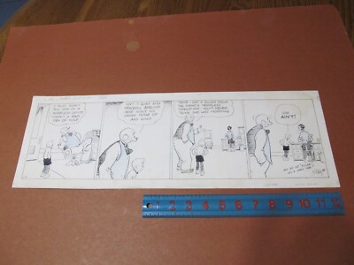 SMITTY ORIGINAL COMIC STRIP ART, 1927 or 1928, WALTER BERNDT | eBay