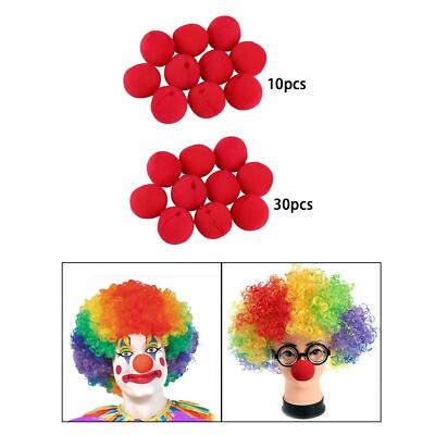 Red Clown Noses Bulk Cosplay Kids Clown Nose Balls 50mm Photo Props ...