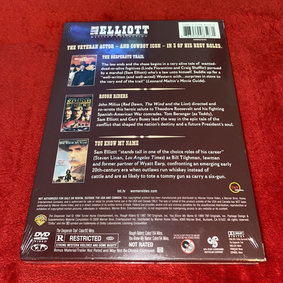 Sam Elliott Western Collection Rough Riders, The Desperate Trail [New ...