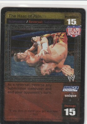 WWE: The Haas of Pain for WWERD: Team Angle [Lightly Played] Raw Deal ...