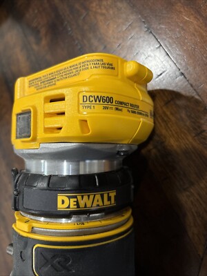DEWALT DCW600B 20V MAX XR Cordless Compact Router - Tool Only ...