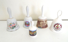 5 Vintage Las Vegas Ceramic Bells Downtown Strip Circus Circus Howdy ...