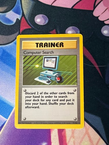 Pokémon TCG Computer Search Base Set 71/102 Regular Unlimited Rare | eBay