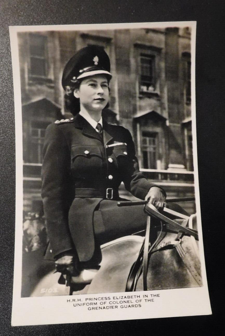 Mint England Royalty Postcard RPPC HRH Princess Elizabeth Uniform of ...