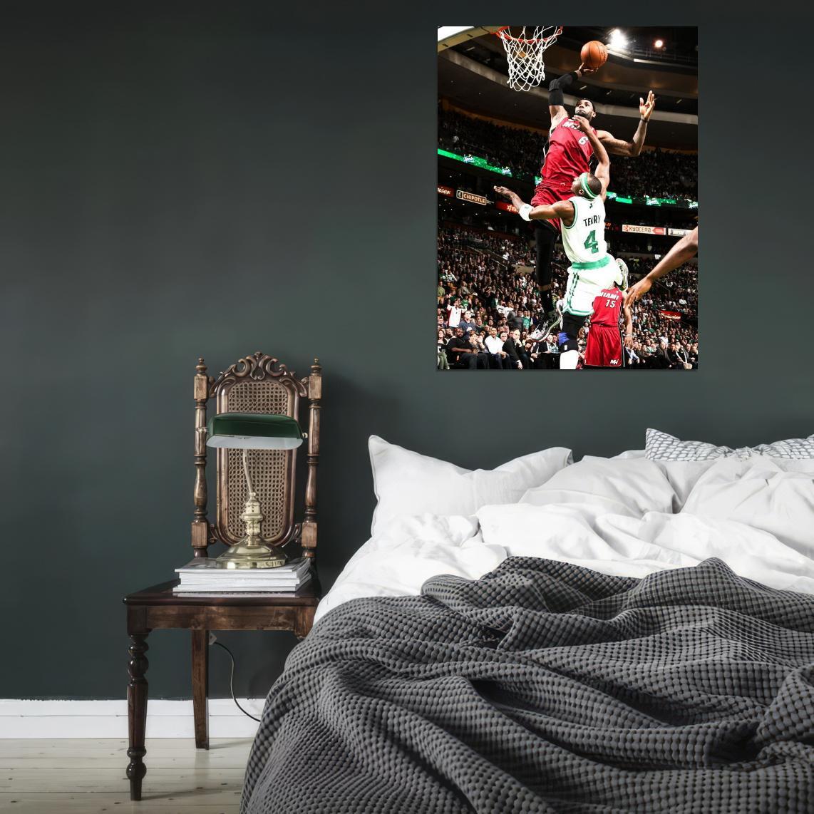 Lebron James Dunks On Jason Terry Poster