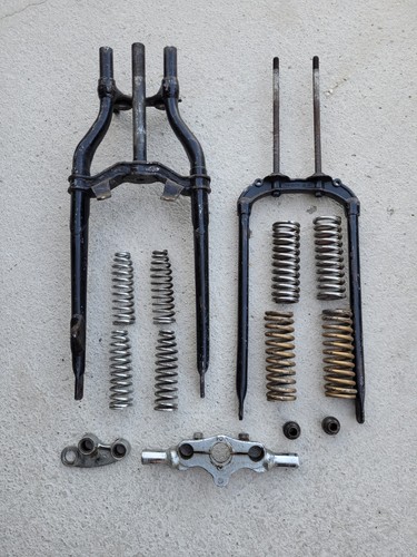 1946 Harley Springer Inline Front Fork Assembly Knucklehead | eBay