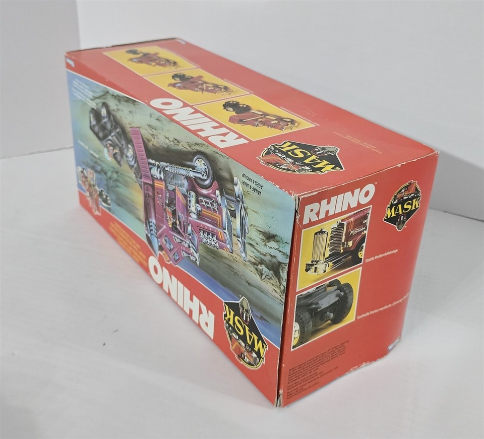 S-903 VINTAGE 1980'S KENNER MASK RHINO MATT TRAKKER & BRUCE SATO WITH ...