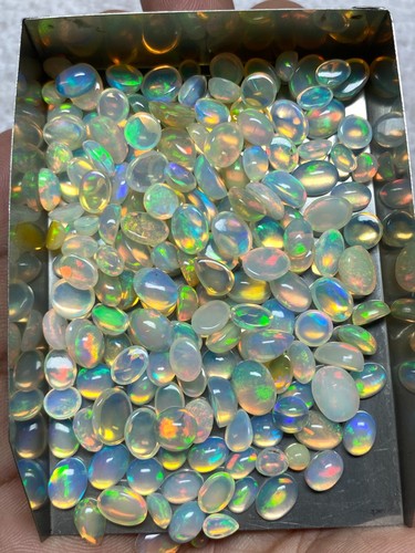 AAA Grade Opal, Loose Gemstone , Welo Opal Cabochon, Mix Shape MM Lot 5 ...