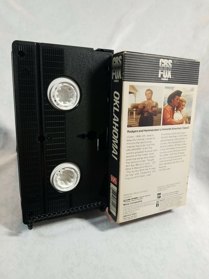 Oklahoma (VHS, 1984, CBS Fox) Gordon MacRae, Shirley Jones, Rod Steiger 86162702037 | eBay