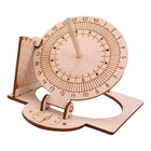Equatorial Sundial DIY Wooden Building Kit Educational Toys Durable ...