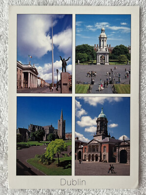 Grand Buildings in Dublin City Trinity College Dublin Castle Postcard ...