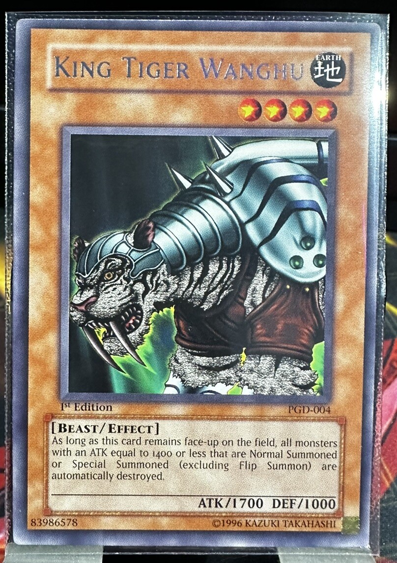 Yu-Gi-Oh! TCG King Tiger Wanghu Pharaonic Guardian PGD-004 1st Edition ...