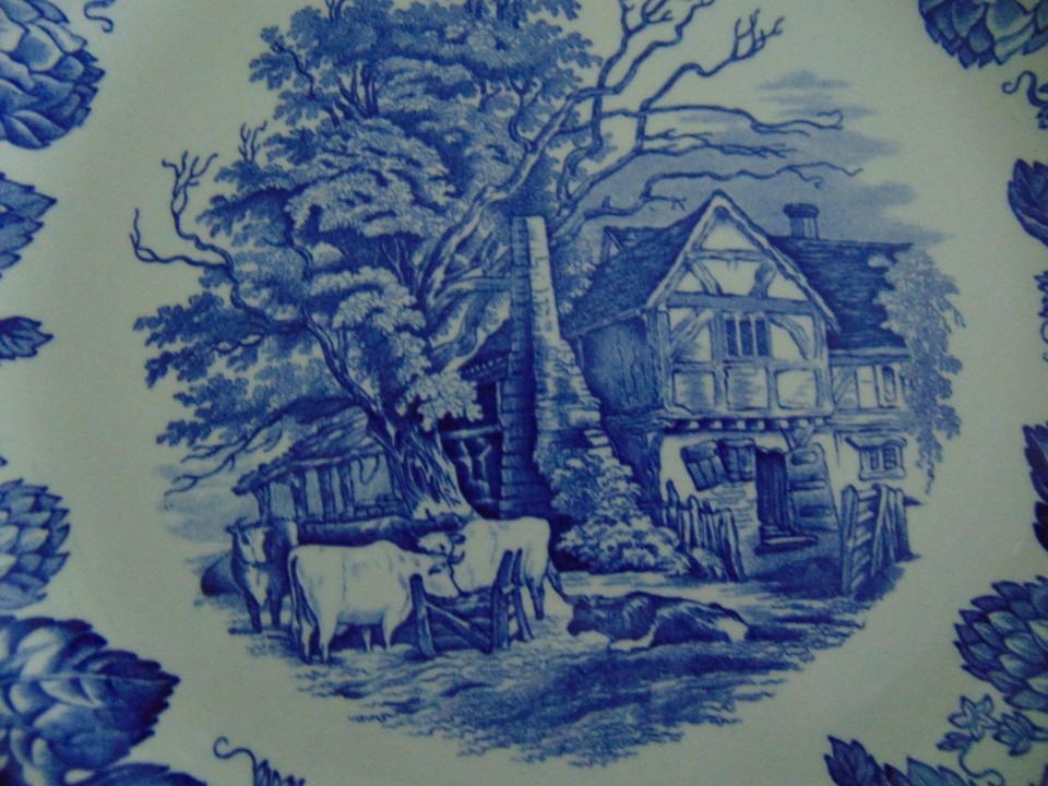 SPODE BLUE ROOM COLLECTION "RURAL SCENES" DINNER PLATE - MINT! | eBay