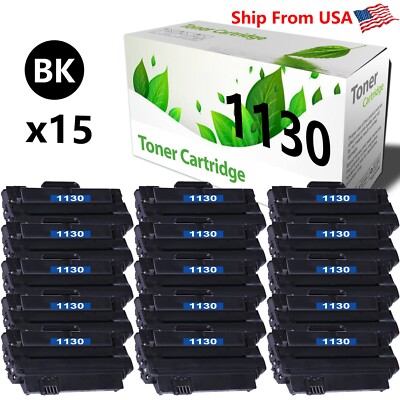 15-Pack Toner Cartridge Replacement for 1130 1135n 1130n 1133 Printer ...