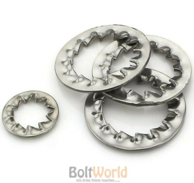INTERNAL TOOTH SERRATED LOCK WASHERS SHAKEPROOF STAINLESS STEEL WASHER ...