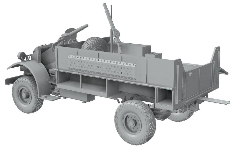 Thunder TM35308 1/35 LRDG F30 Wireless Truck GMP IN LRDG Service Model ...