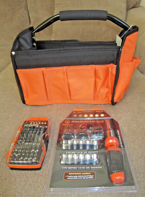 TORELLI 29 PC SOCKET & BIT DRIVER, 67 PC BIT SET & 12.5 " TOOL BAG *NEW ...