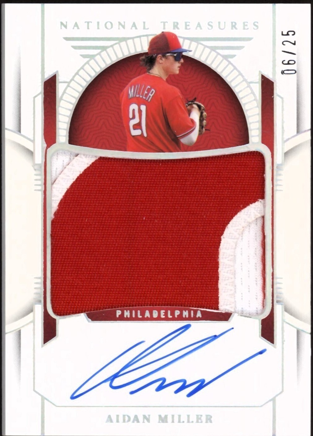 2024 Panini National Treasures - Prospect Material Signatures Aidan ...