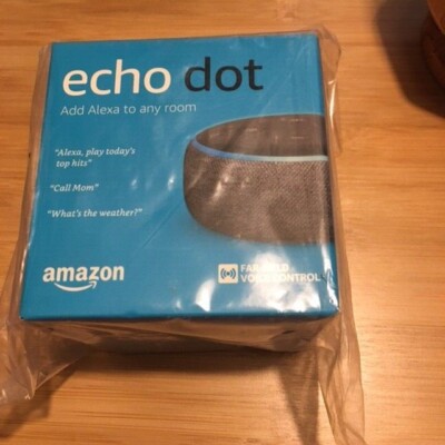 Amazon Echo Dot 3rd Generation w/ Alexa Voice Media Device - Charcoal ...