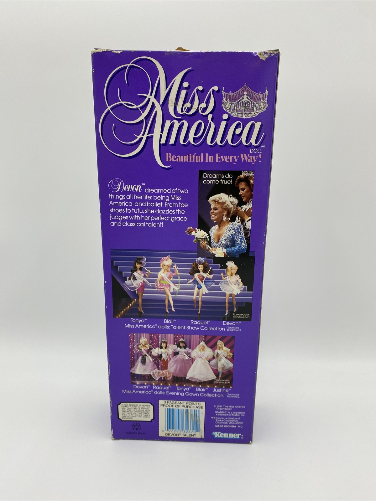 Kenner MISS AMERICA DOLL 'Devon' Talent Show 70th Anniversary Pageant ...