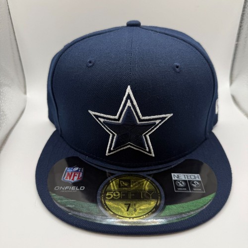New Era 59FIFTY Dallas Cowboys Classic Navy Blue Fitted Hat Size 7 1/8 ...