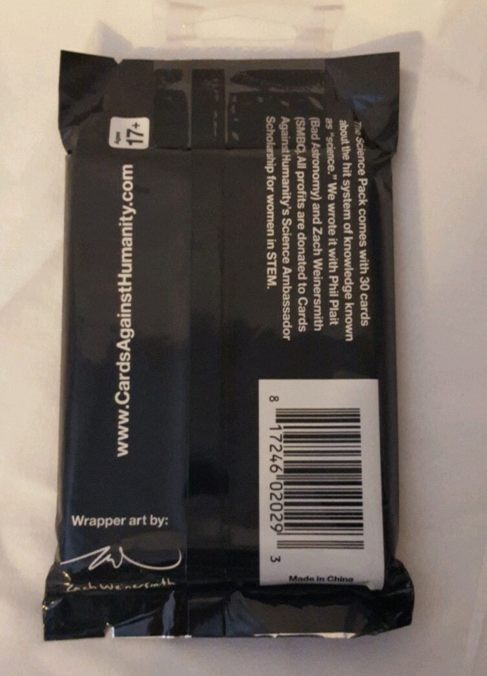 Cards Against Humanity - Science Pack - NIP | eBay