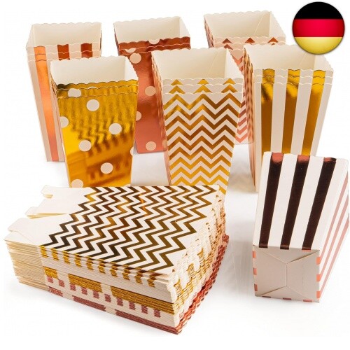 72 Stück Popcorn Boxes Candy Container, Popcorn Tüten Klein Candy Bar ...