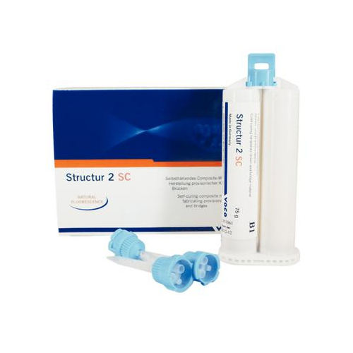 Voco 1482 Structur 2 SC Self Cure Temporary Crown & Bridge Cartridge 75 ...