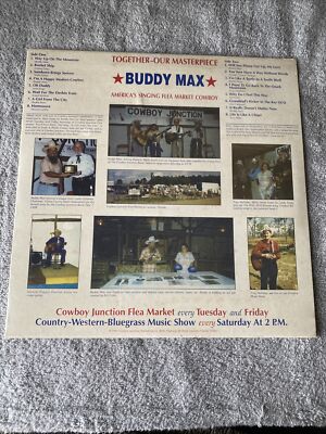 Buddy Max America’s Singing Flea Market Cowboy Record Vinyl LP Together ...
