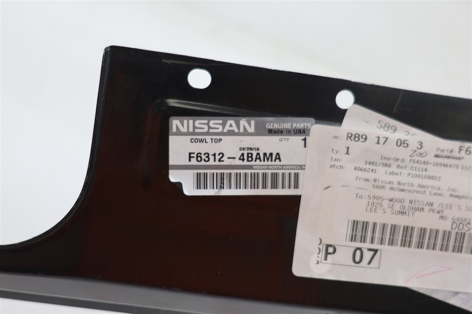 NEW OEM Windshield Cowl Panel F63124BAMA for Nissan Rogue 2014-2020 | eBay