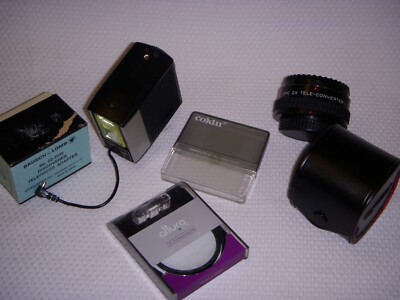 Lot of Vintage Camera Parts and Accessories (See Description) | eBay