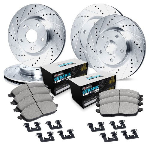 For Land Rover LR3 06-07 Brake Kit Drilled & Slotted Front & Rear Brake ...