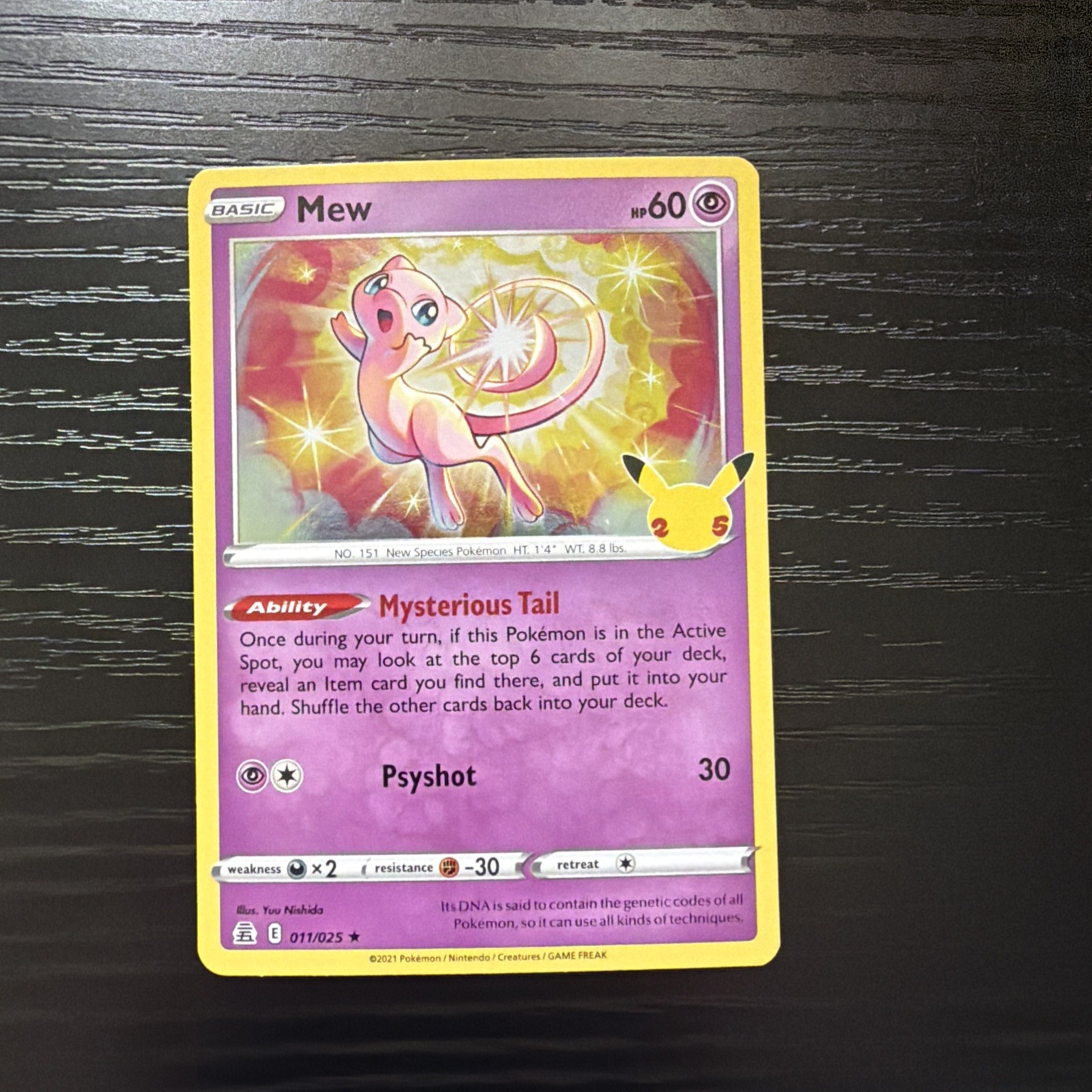 Mew 25 Current Market Value | Celebrations