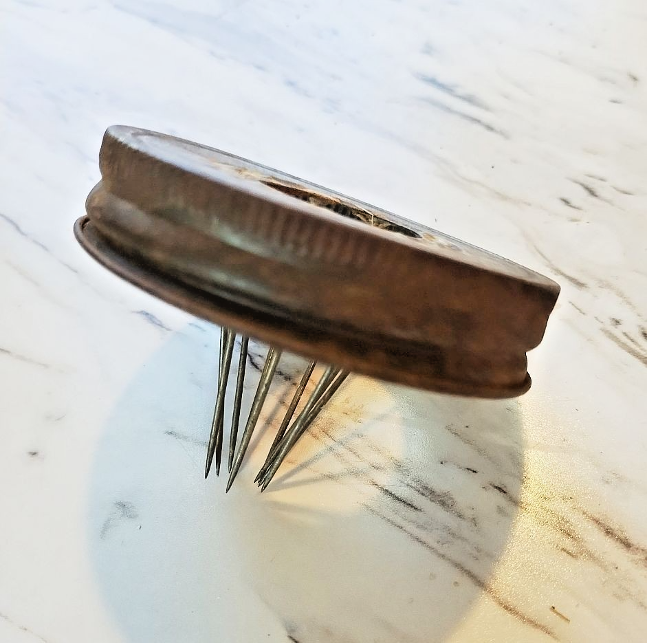 Antique mason jar lid spike mouse trap | eBay