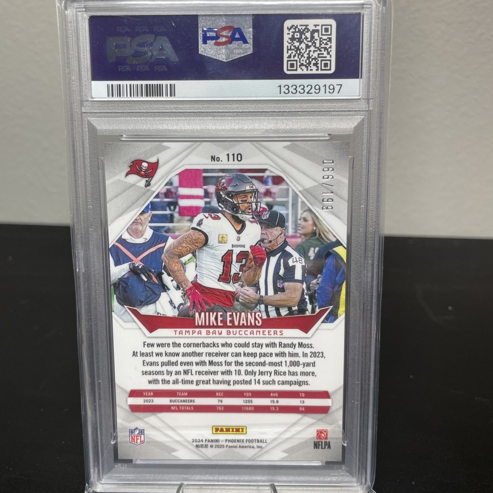 2024 Panini Phoenix - Mike Evans #110 Red Lazer /199 PSA 10 | eBay