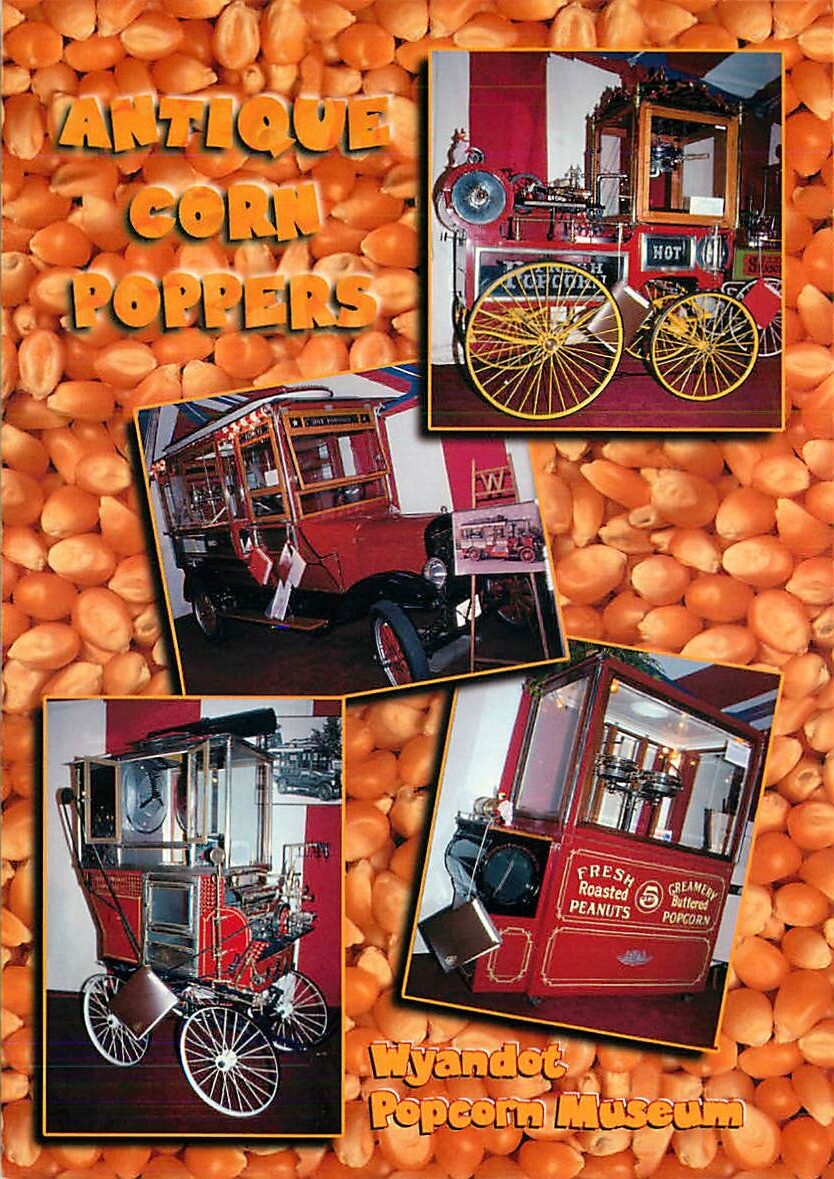 Postcard Antique Corn Poppers, Wyandot Popcorn Museum, Marion, Ohio | eBay