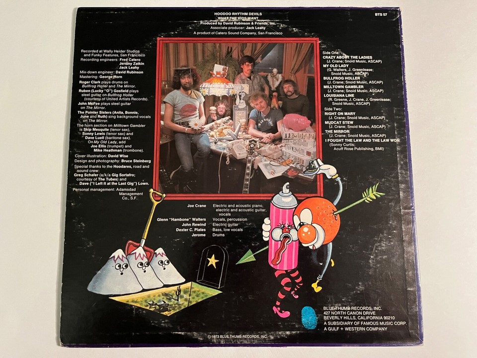 Hoodoo Rhythm Devils~What The Kids Want~1973 Country Rock~Quick ...