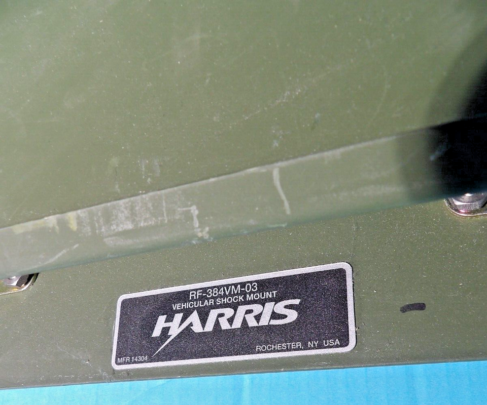 HARRIS RADIO VEHICULAR SHOCK MOUNT RF-384VM-03 FMTV LMTV HMMWV SINCGARS ...