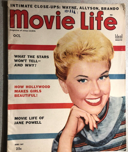 MOVIE LIFE Magazine October 1954 Doris Day cover | eBay