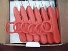 NEW 12 PCS. Red SEWING THREAD NIPPERS SNIPPERS CLIPPERS TRIMMING ...
