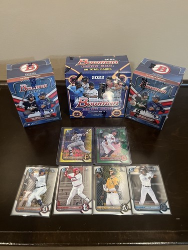 2022 Topps Bowman Baseball Mega Box & 2 Blaster Boxes Sealed, 1st ...